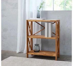 Designový regál Walworth 87 cm přírodní dub