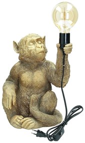 Stolní lampa Gold Monkey výška 36cm