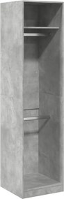 Šatní skříň betonově šedá 50 x 50 x 200 cm dřevotříska 3307786