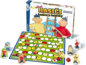 Společenská hra Pat a Mat HASIČI Hadice a žebříky
