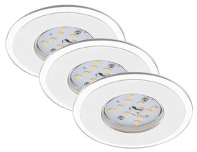 Briloner Briloner 7197-036-SADA 3x LED Stmívatelné koupelnové svítidlo LED/4,5W/230V IP44 BL0973