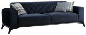 Atelier del Sofa 3-místná pohovka Lisa - Navy Blue, Modrá