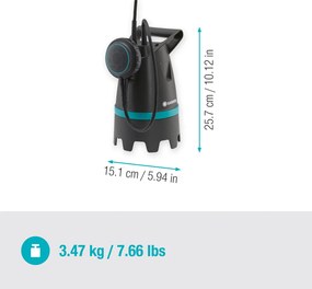 Ponorné kalové čerpadlo Gardena 9200 BASIC - SKLADEM !