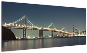 Fotka mostu - obraz (100x40cm)