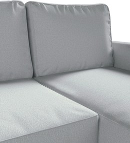 Potah na pohovku IKEA Backabro rozkládací se šezlongem barva šedá látka pletený vzor