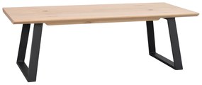 Bělený dubový konferenční stolek Rowico Gary, 140 cm