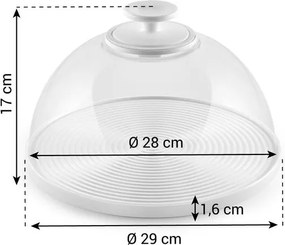 TESCOMA Skleněný poklop / mísa s víkem DELÍCIA ø 28 cm