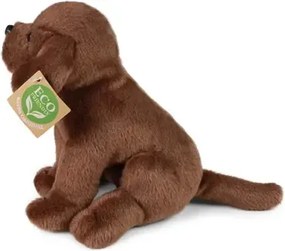 RAPPA Plyšový pes Labrador sedící 20 cm / ECO-FRIENDLY