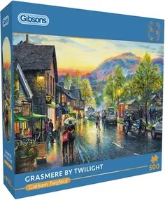 GIBSONS Puzzle Grasmere za soumraku / 500 dílků / 49 × 34 cm