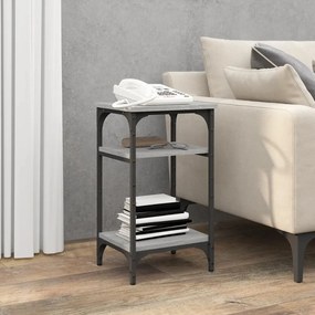 Odkládací stolek šedý sonoma 35 x 30 x 60 cm kompozitní dřevo