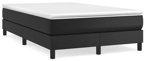 Box spring postel s matrací černá 120x190 cm umělá kůže 3269671