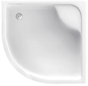 A-Interiéry Akrylátová sprchová vanička hluboká - čtvrtkruh Denver 042B (80x80x41 | R 55 cm) - denver042b