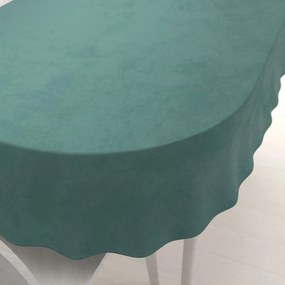 Biante Sametový oválný ubrus Velvet Premium SVP-022 Ledově zelený 100x140 cm