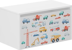 Wooden Toys KONTEJNER NA HRAČKY STROJE