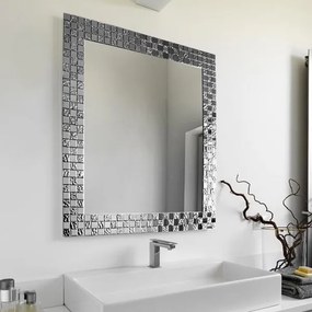 Zrcadlo Aurea SQ Silver Rozměr: 80 x 100 cm