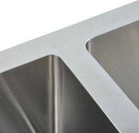 Ručně vyrobený kuchyňský dřez nerezová ocel 145079