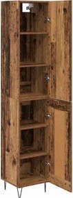 Vysoký bufet Staré dřevo 34,5 x 34 x 90 cm Kompozitní dřevo 3402721