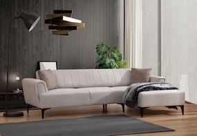 Hanah Home Rohová pohovka HAMLET krémová pravá