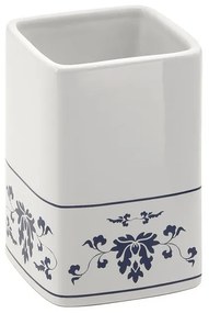 Gedy CIXI sklenka na postavení porcelán bílá/modrá CX9889