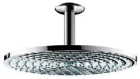 Hansgrohe Raindance - Hlavová sprcha 240, 1 proud, EcoSmart 9, přívod od stropu 10 cm, chrom 27463000