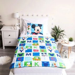 Jerry fabrics Disney povlečení do postýlky Mickey and Friends baby 100x135 + 40x60 cm