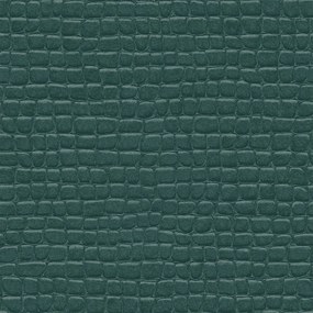 Vliesová tapeta na zeď zelená, imitace krokodýlí kůže 347780, Luxury Skins, Origin