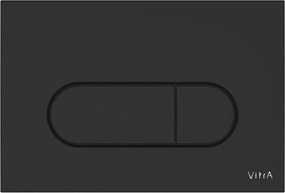 VitrA Root Round ovládací tlačítko plast černá 740-2211