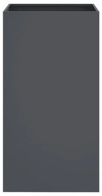 Truhlík antracitový 42 x 38 x 75 cm ocel válcovaná za studena - Default Title