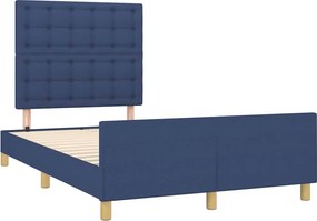 Rám postele bez matrace modrá 120x200 cm textil 3125371