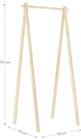 Dřevěný věšák Karup Design Hongi 177 x 75 cm