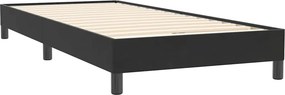Postel Box Spring bez matrace černý 80x220 cm samet 3315851