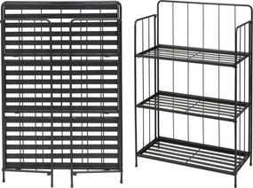 Progarden progarden stojan na květiny kovový 3 patra 90 cm černá ko-x71000100