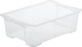 Regalux Úložný box, 58,3 × 39,2 × 18,3 cm, 30 l, transparentní