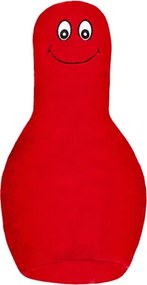 Bellatex Tvarovaný polštářek 45x25 cm Kuželka Červená