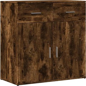 Příborníky 2 ks kouřový dub 79 x 38 x 80 cm kompozitní dřevo 3276620