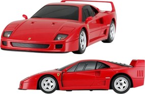 Rastar Sportovní RC auto v měřítku 1:24, dálkově ovládané Ferrari F40, červené