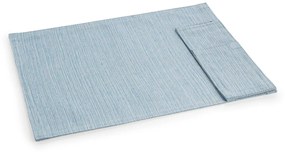 Textilní prostírání s kapsou na příbor FLAIR LOUNGE, 45 x 32 cm, modrá