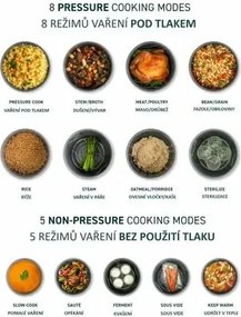 Cosori Multicooker CMC stříbrná / Multifunkční hrnec / 5.7L / keramika