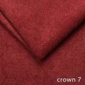 Pohovka KLARA | 195 cm | rozkládací + úložný prostor | crown 07 tmavě červená