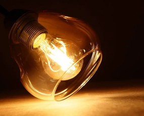 Černo-zlaté nástěnné svítidlo Unica pro žárovku E27  - Candellux