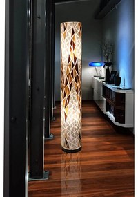 Podlahová lampa v orientálním stylu BALI, 2xE27, 40W Globo BALI 25829
