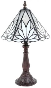 Nástěnná lampa Tiffany White, Brown 20*34 cm E14/max 1*25W – 20x34 cm