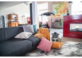 Růžová deka z mikroplyše Tiseco Home Studio, 130 x 170 cm