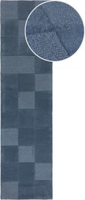 Flair Rugs, Běhoun Moderno Checkerboard Blue, 60x230, modrá, chodba / předsíň