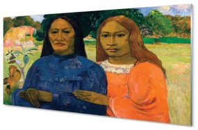 Obraz na skle Umění portrét ženského 125x50 cm