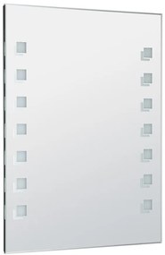 Aqualine Zrcadlo s LED osvětlením 60x80cm, kolíbkový vypínač