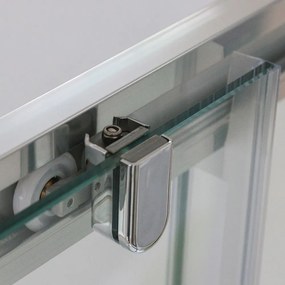 Roth EXCLUSIVE LINE ECD2L Posuvné sprchové dveře pro instalaci do niky 130 cm Profil: Lesk, Sklo: Hladké čiré
