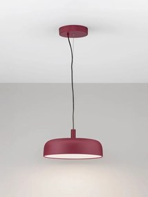 Vínové hliníkové LED stmívatelné závěsné svítidlo ø 40 cm Noelia – Nova Luce