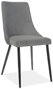 Jídelní židle Polly (šedá + černá). 1050713