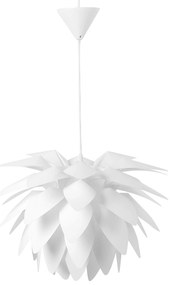 Bílá stropní lampa MUSONE Beliani